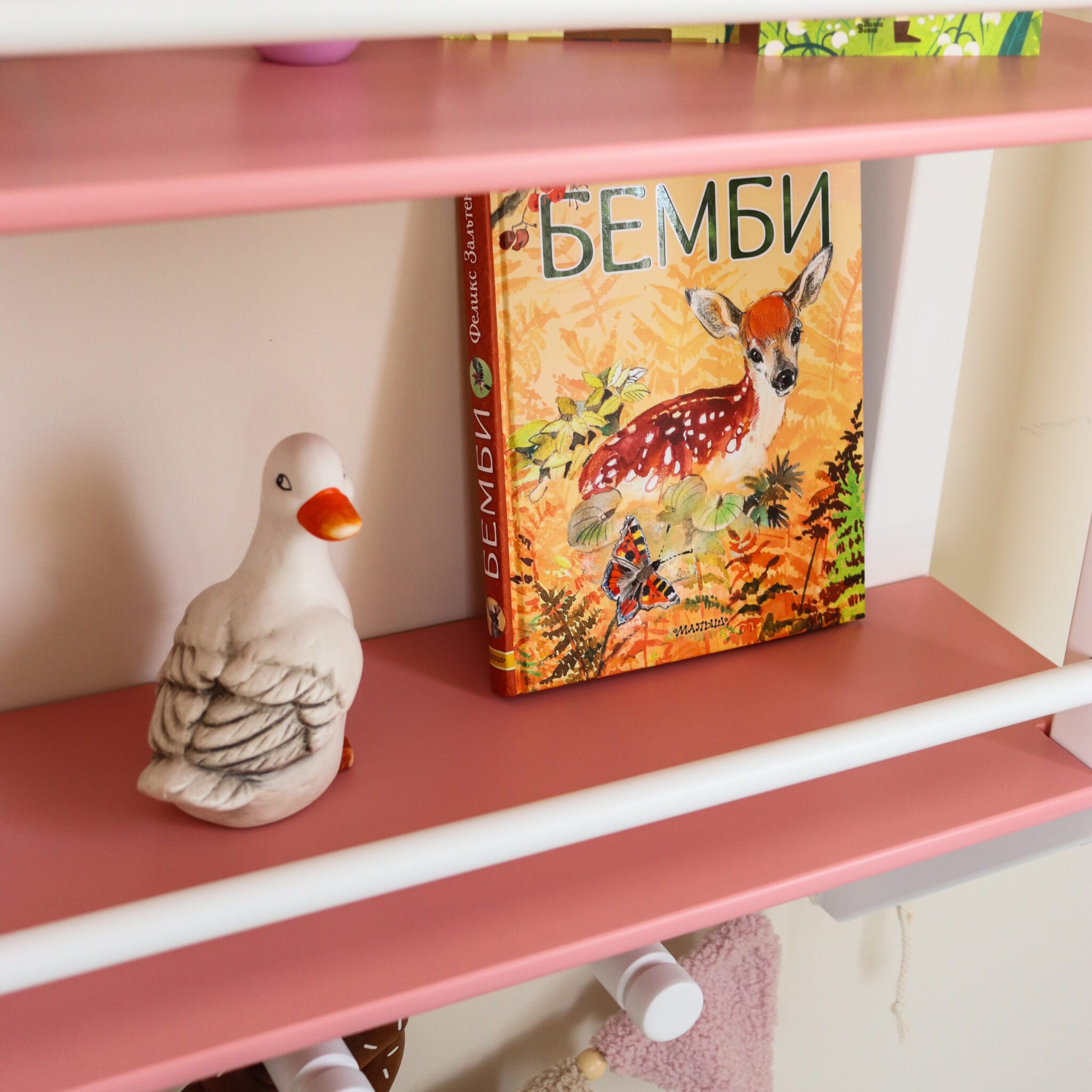 Настенная полка в детскую комнату монтессори для книг Princess ...